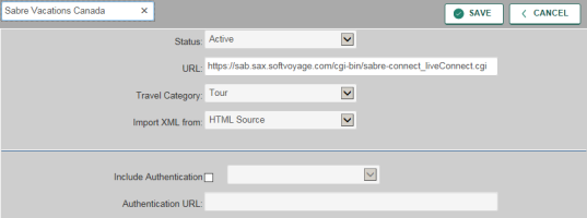 Sabre Vacations Canada – Tres Technologies